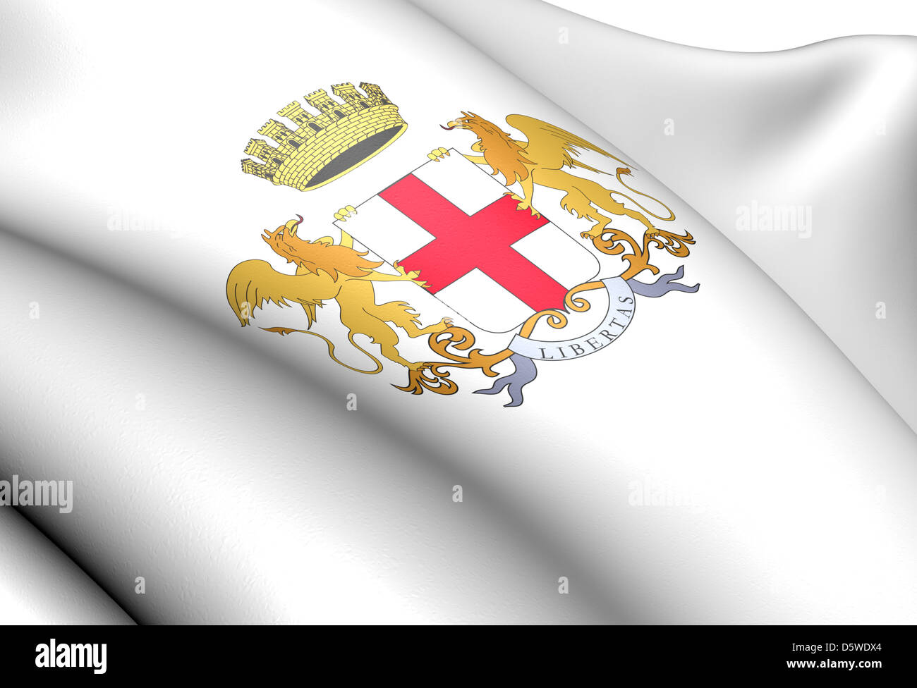 Genoa Coat of Arms Stock Photo - Alamy