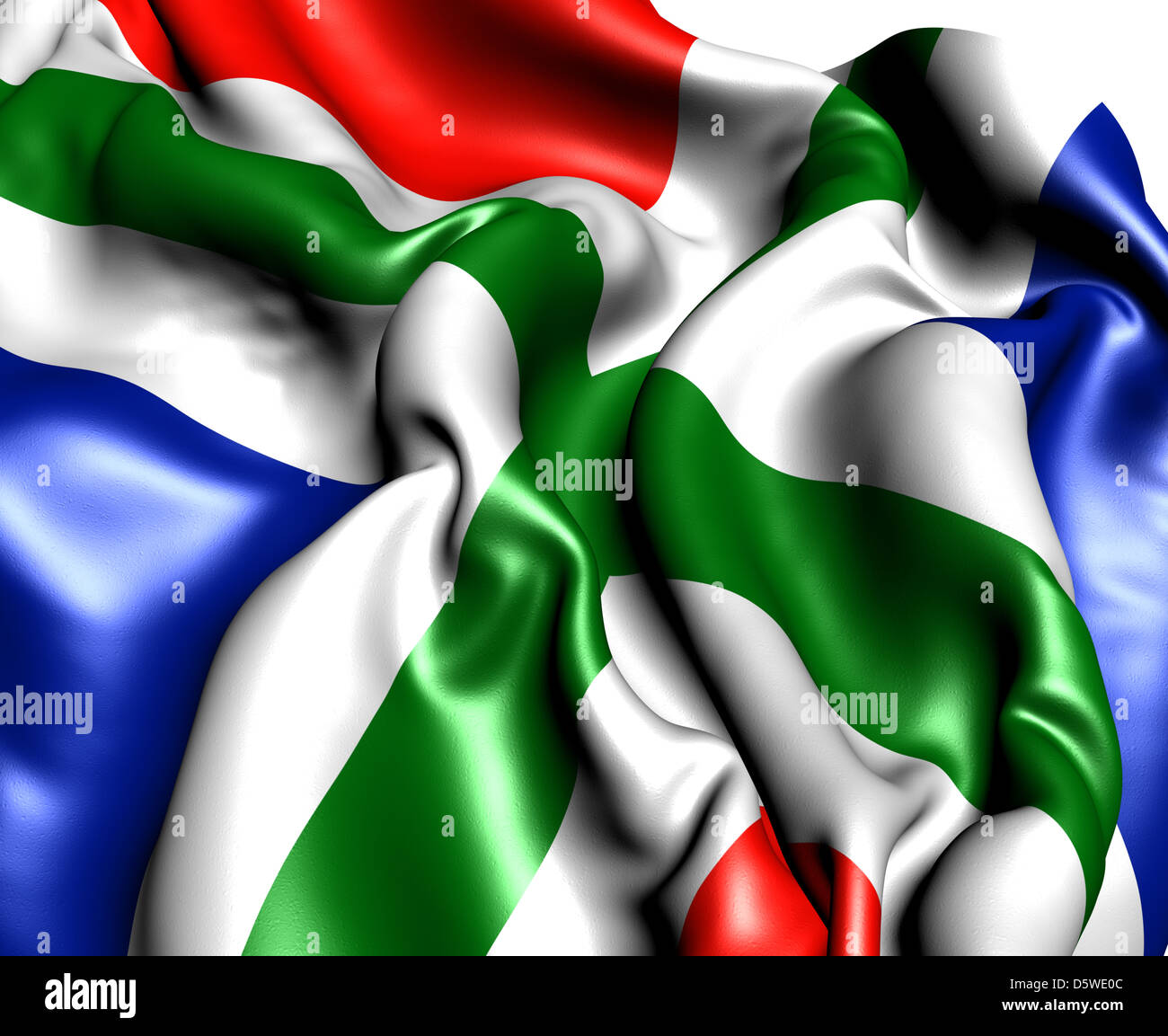 Flag of Groningen Stock Photo - Alamy
