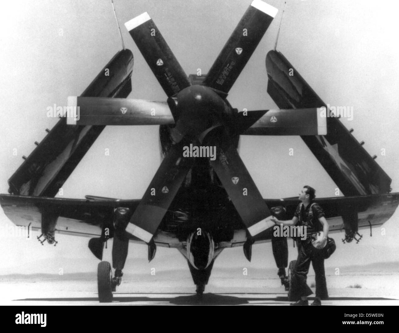 The Douglas A2D-1 'Skyshark' was an experimental twin-engine attack ...