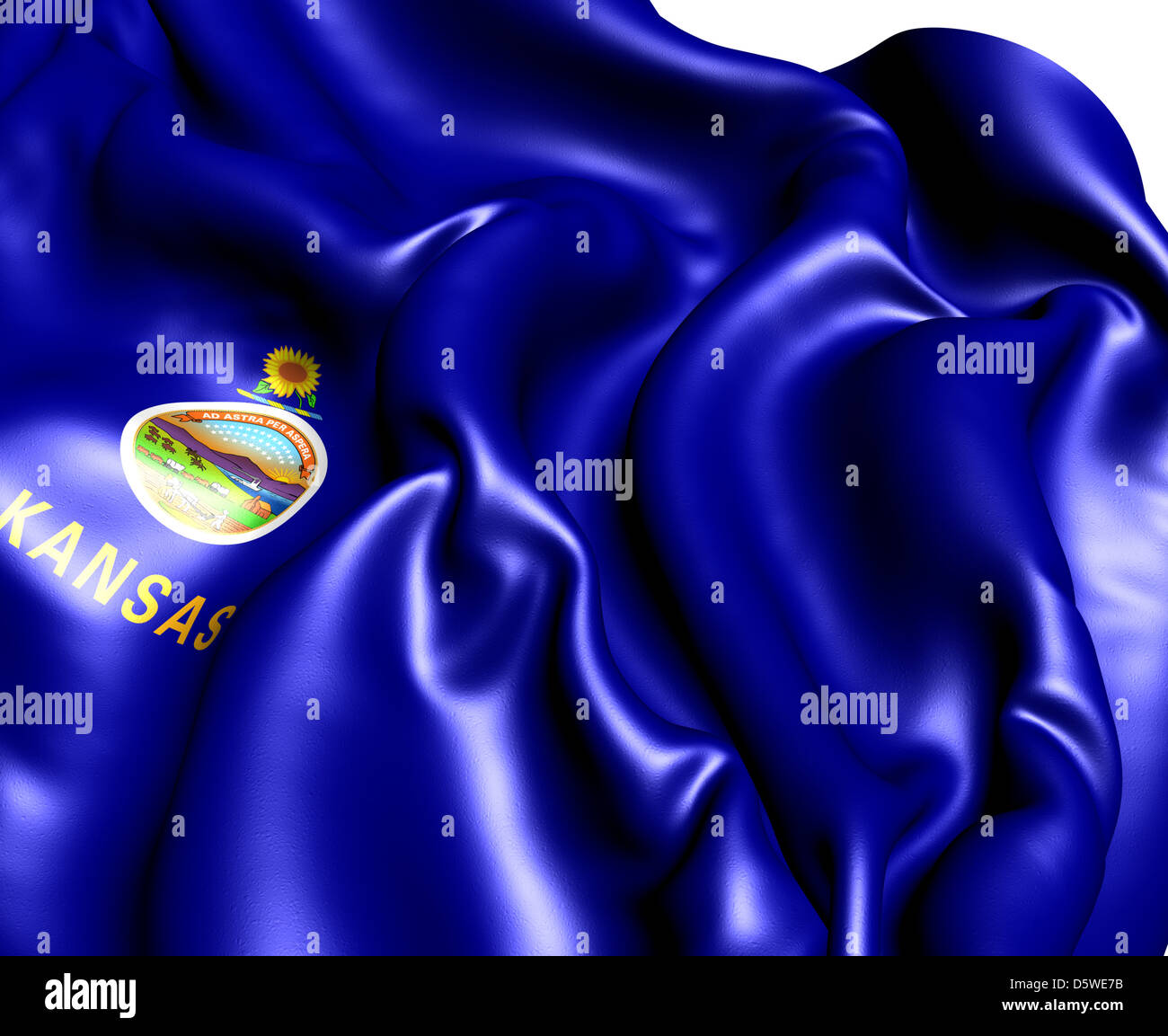 Flag of Kansas Stock Photo - Alamy