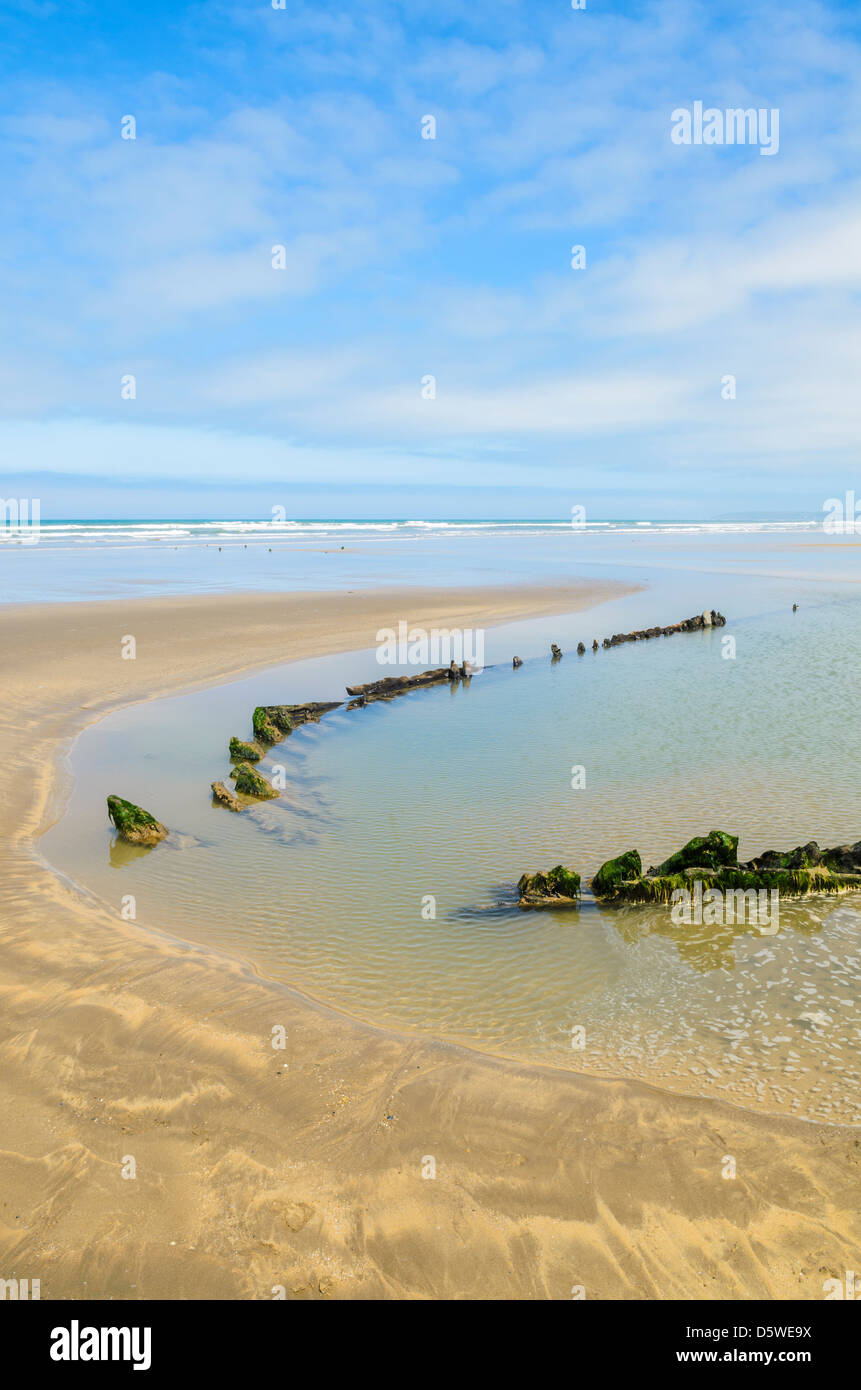 Devon sandy beach hi-res stock photography and images - Alamy