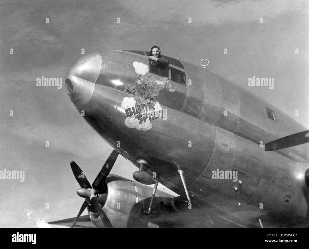 2nd Lt. Charles E. Church in a Curtiss R5C "Commando Stock Photo - Alamy