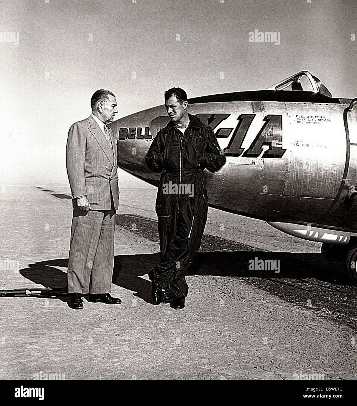 Charles 'Chuck' Yeager, the first pilot to break the sound barrier, is ...