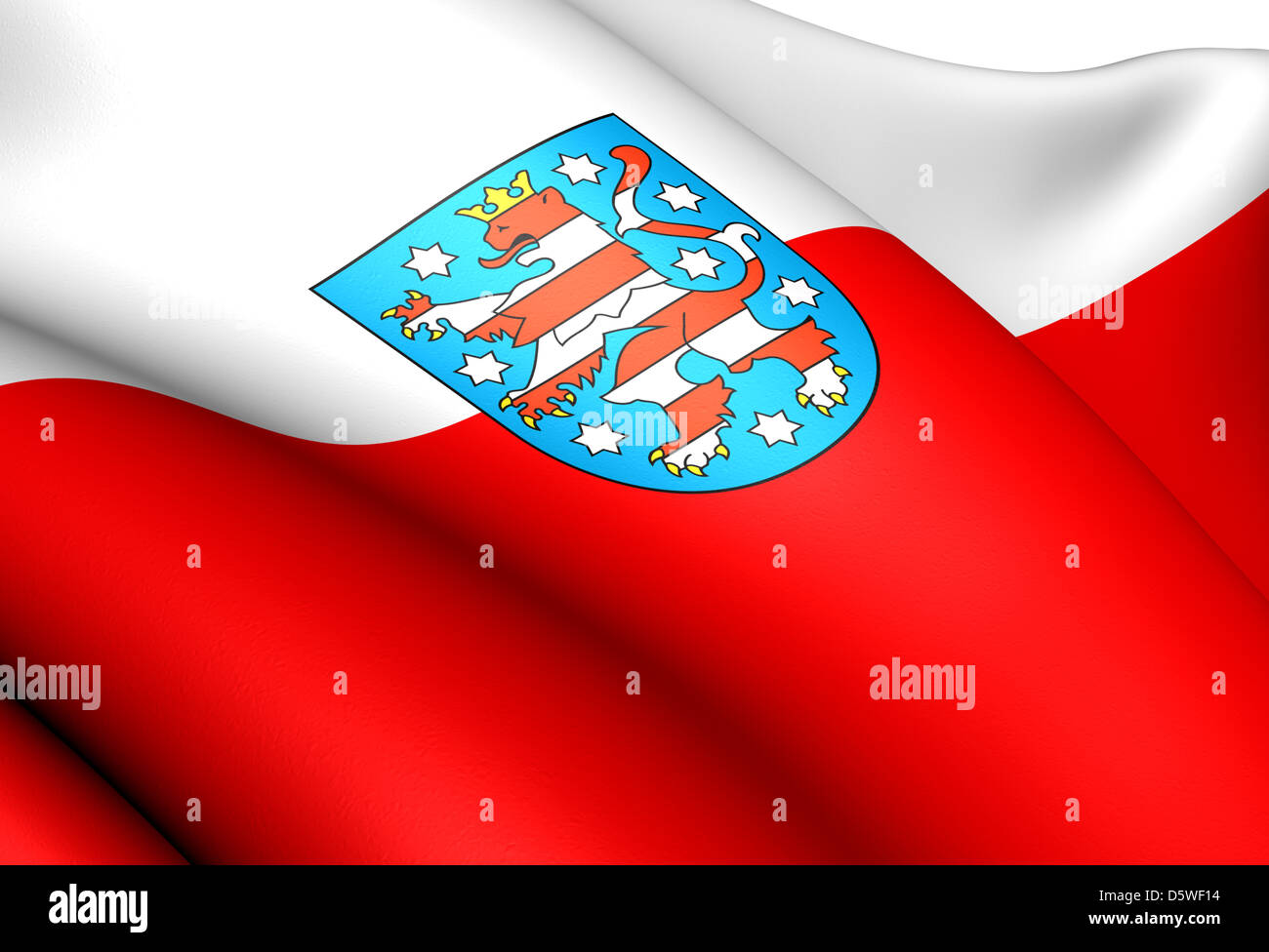 Flag of Thuringia Stock Photo - Alamy
