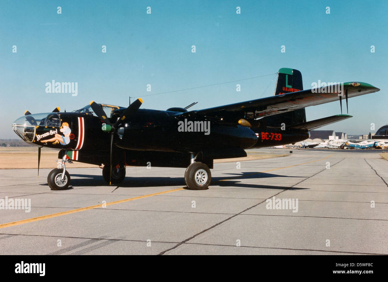 The Douglas B-26C Invader, a light attack bomber, was used extensively ...