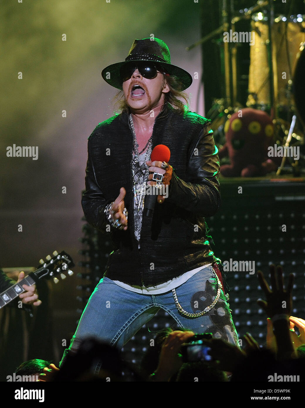 Axl Rose Guns N' Roses perform at the Fillmore Miami Beach Miami Beach ...