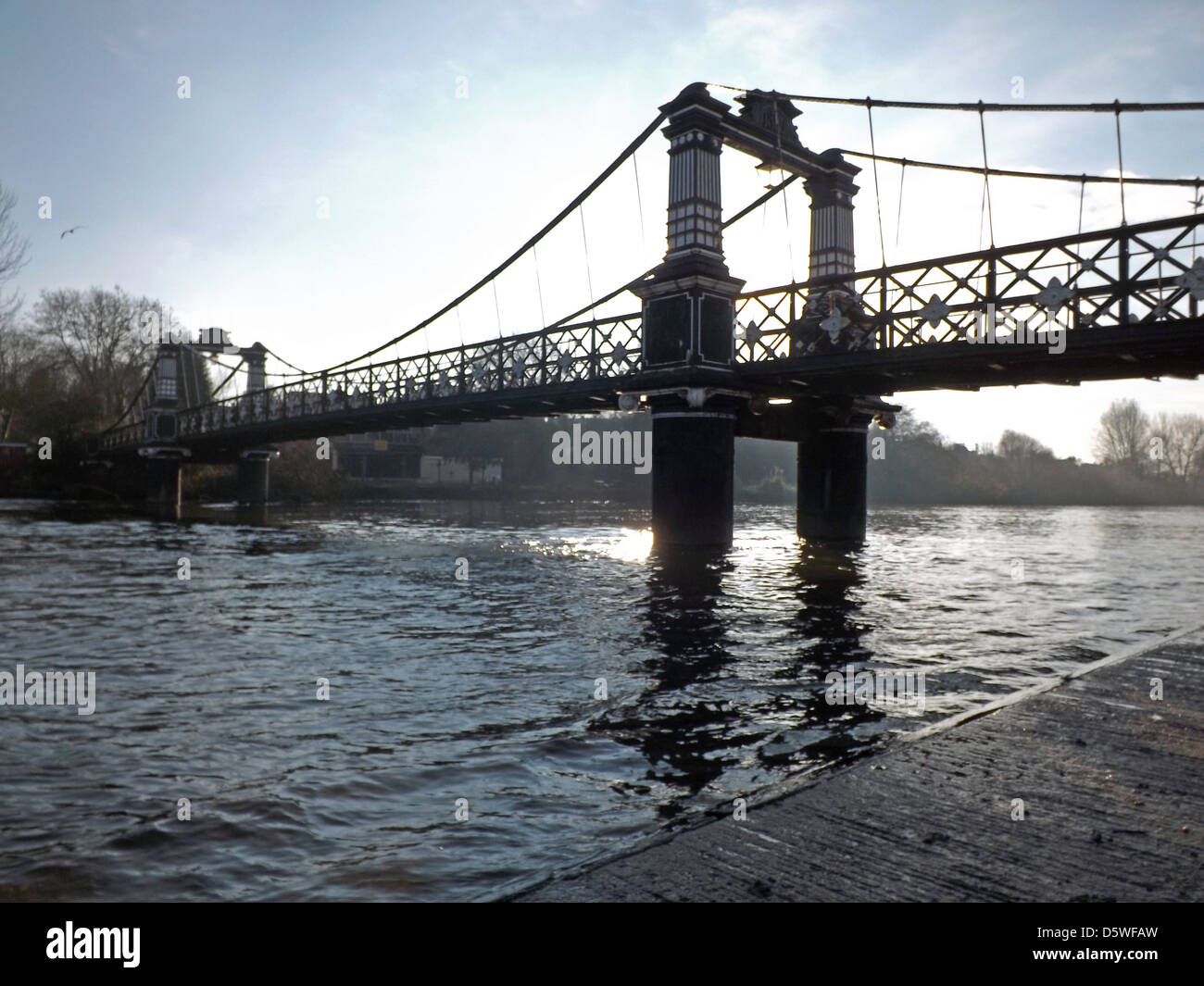Burton on Trent Ferry Bridge Stock Photo - Alamy