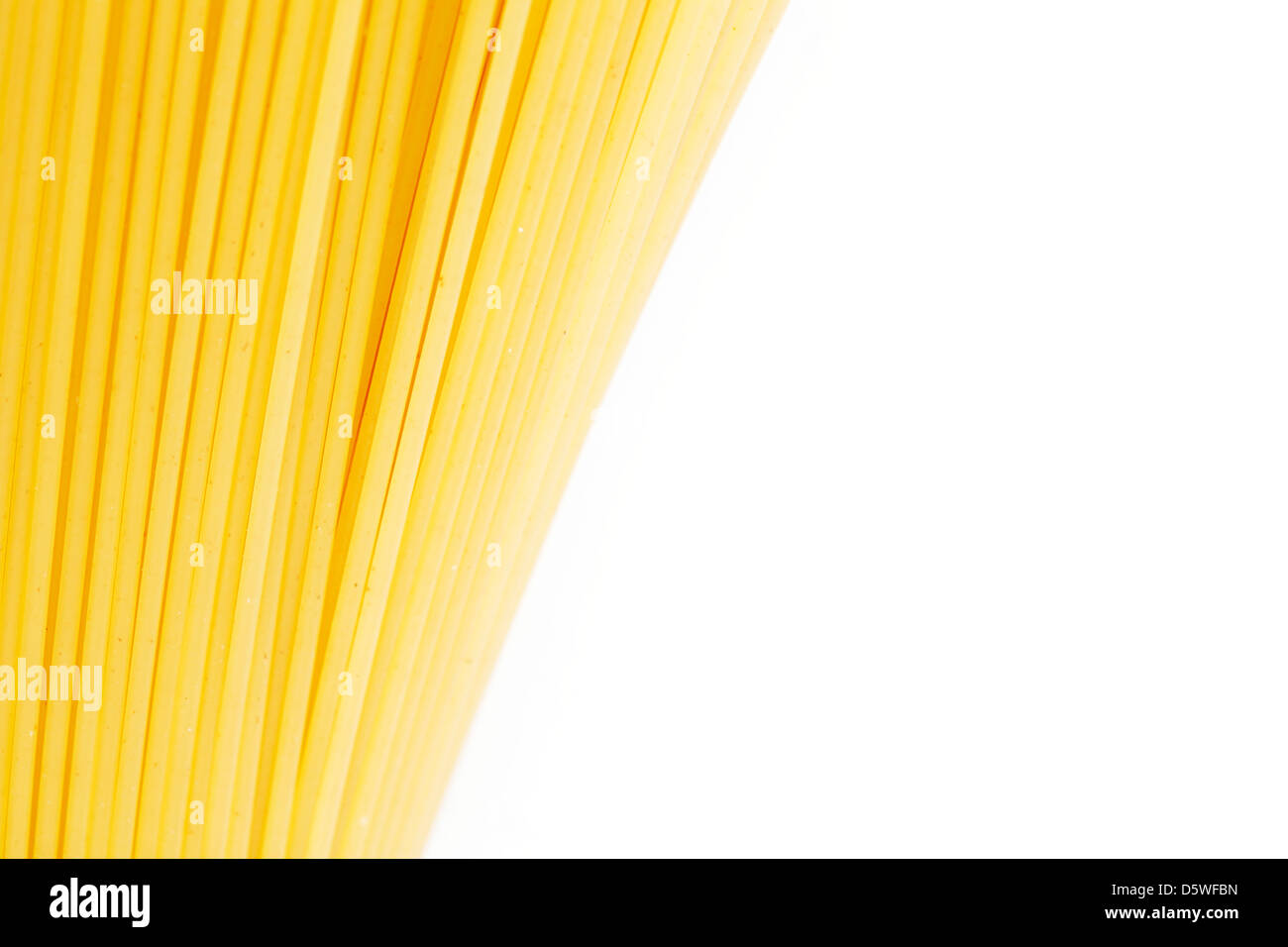 Dry spaghetti isolated on white background Stock Photo - Alamy