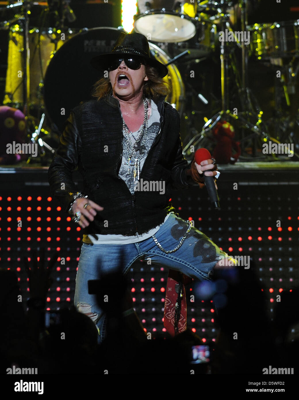 Axl Rose Guns N' Roses perform at the Fillmore Miami Beach Miami Beach ...