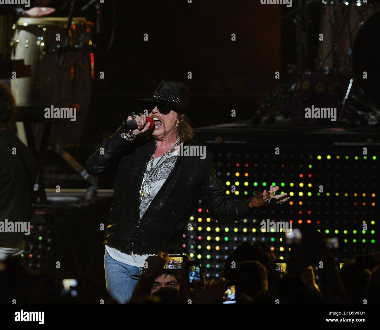 Axl Rose Guns N' Roses perform at the Fillmore Miami Beach Miami Beach ...