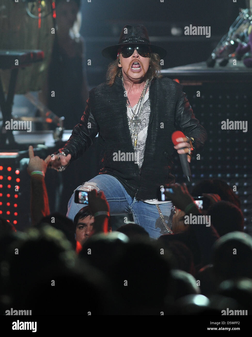 Axl Rose Guns N' Roses perform at the Fillmore Miami Beach Miami Beach ...