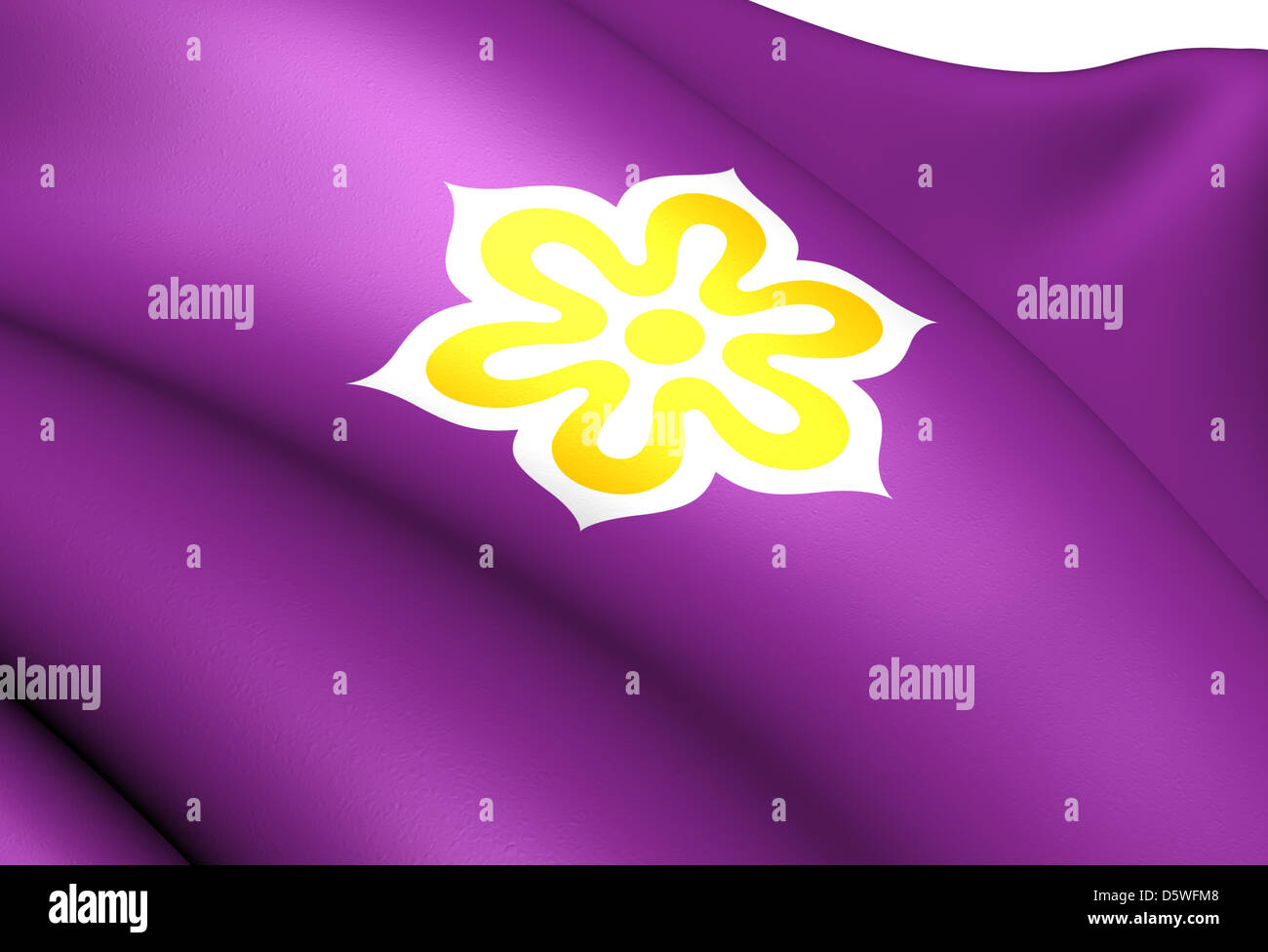 Flag of Kyoto Prefecture Stock Photo - Alamy