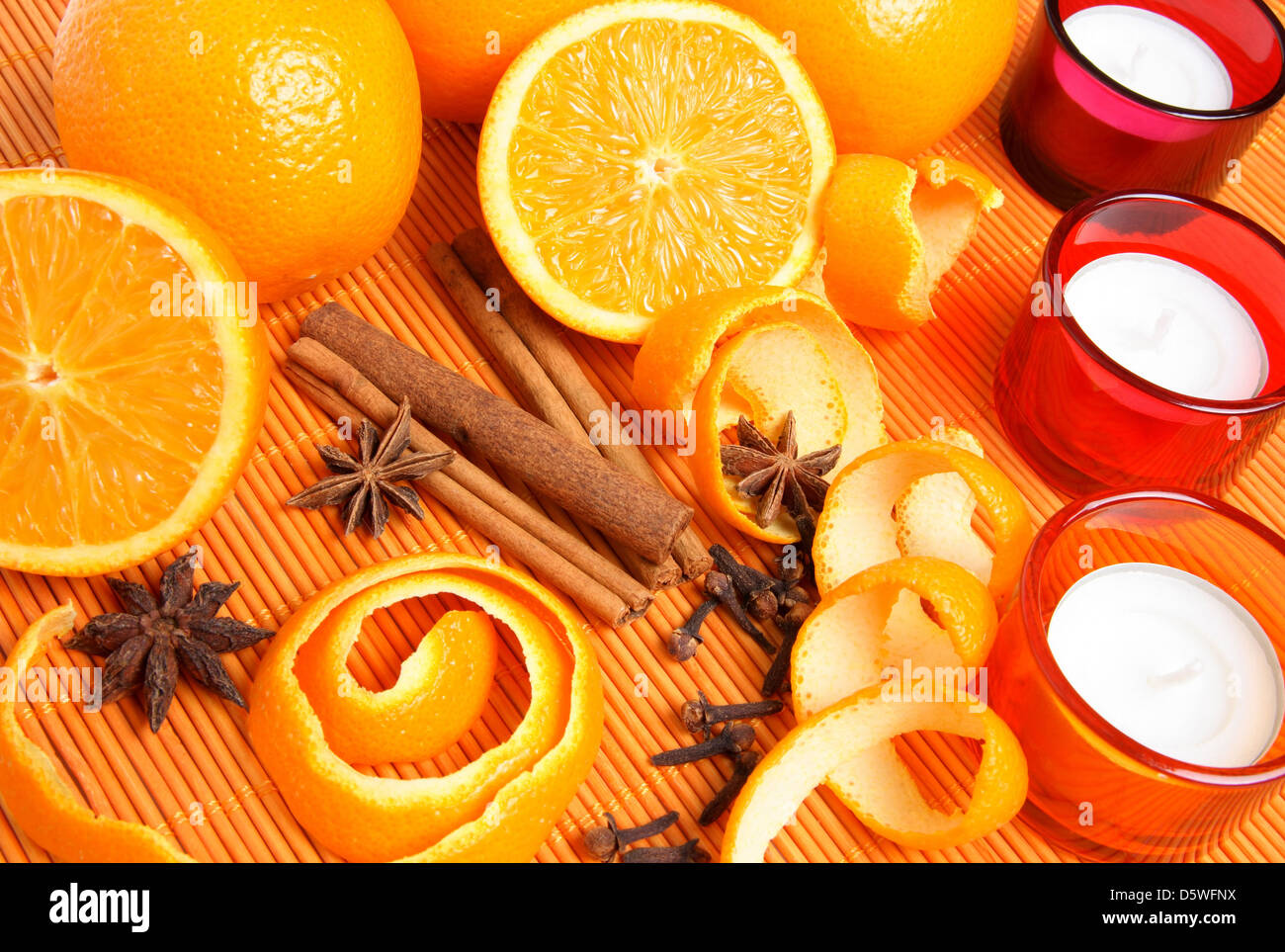Tea light candles christmas food hi-res stock photography and images ...