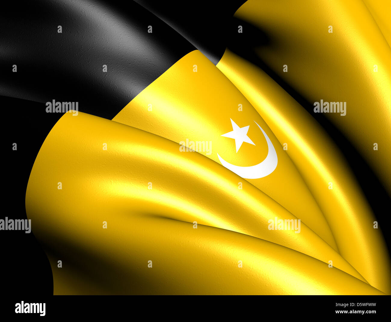Flag of Moheli. Close Up Stock Photo - Alamy