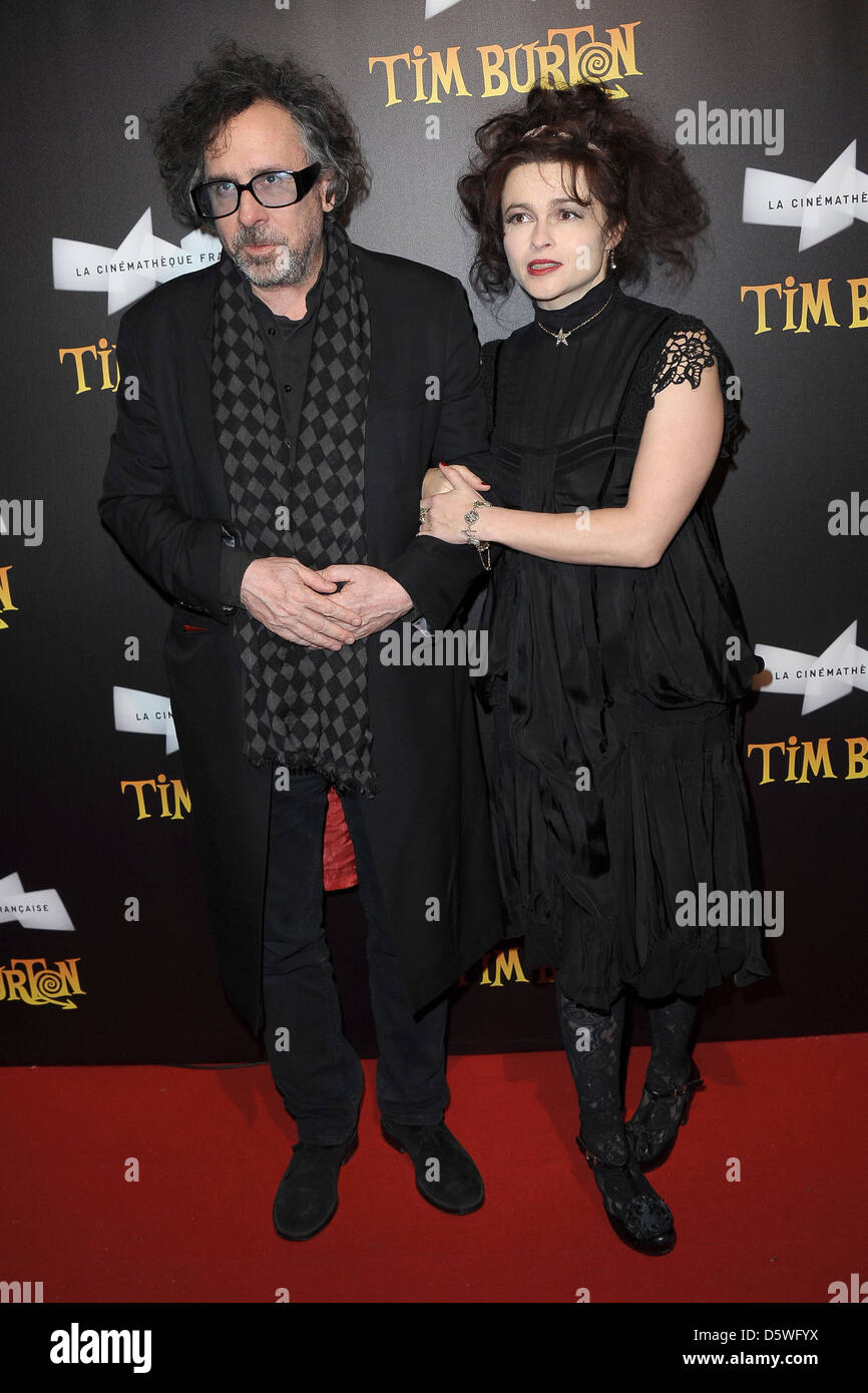 Tim Burton, Helena Bonham Carter Opening of the Exhibition dedicated to ...