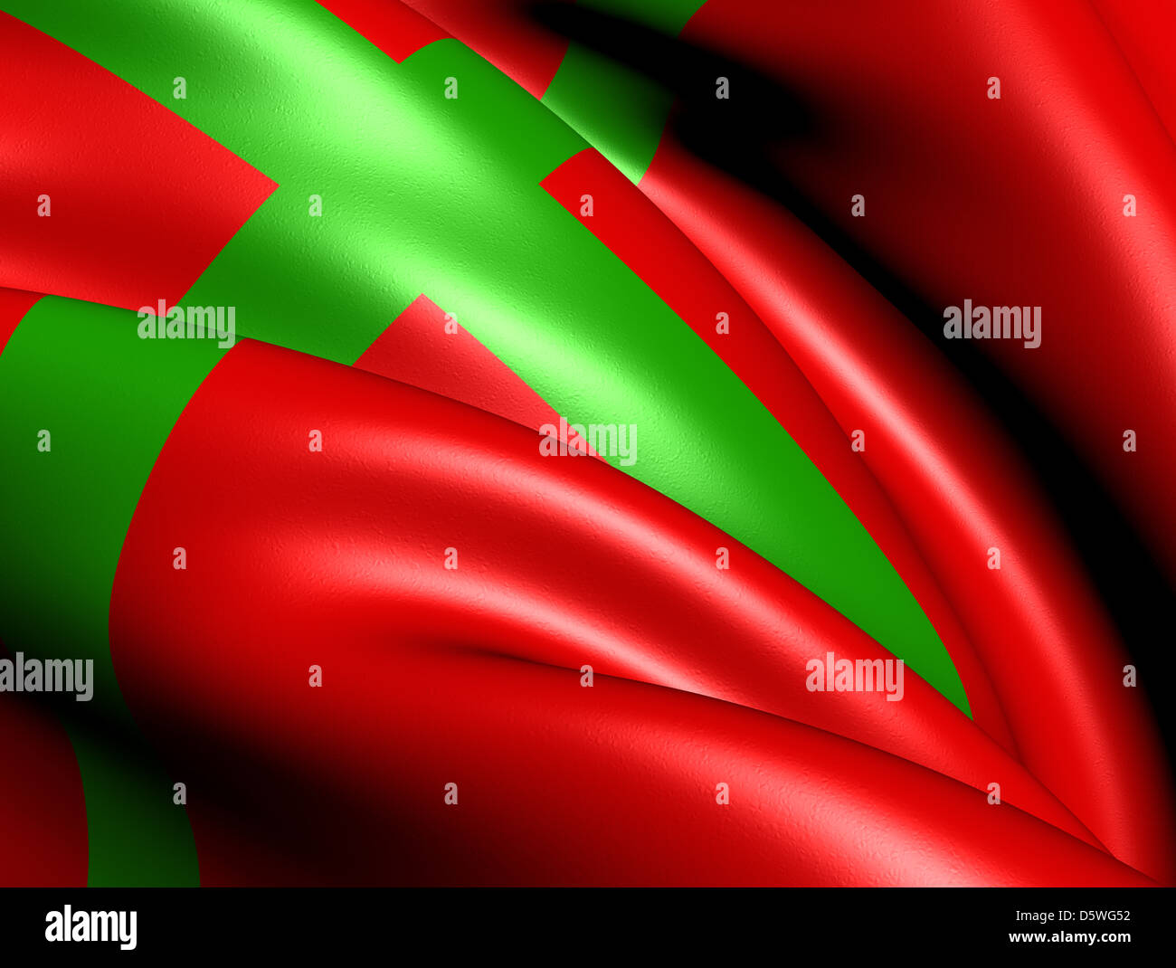 Flag of Bornholm. Close Up Stock Photo - Alamy