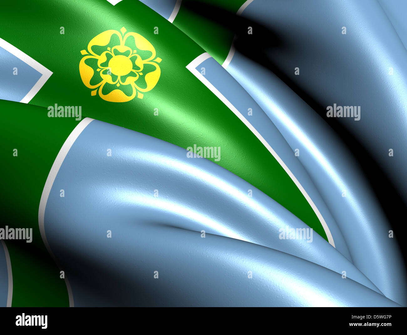 Derbyshire flag hi-res stock photography and images - Alamy