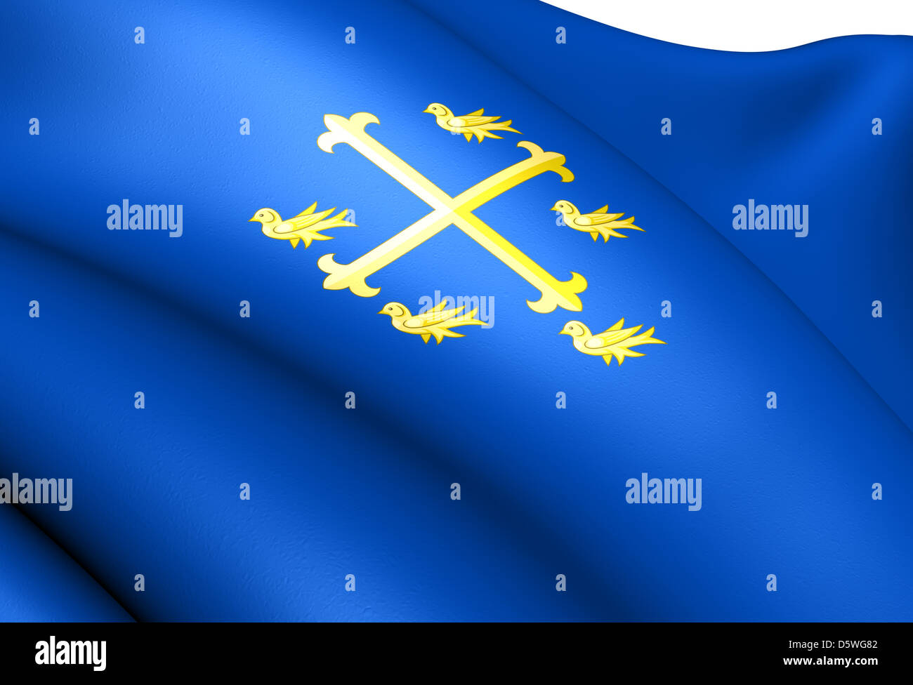 Edward the Confessor Flag. Close Up Stock Photo - Alamy