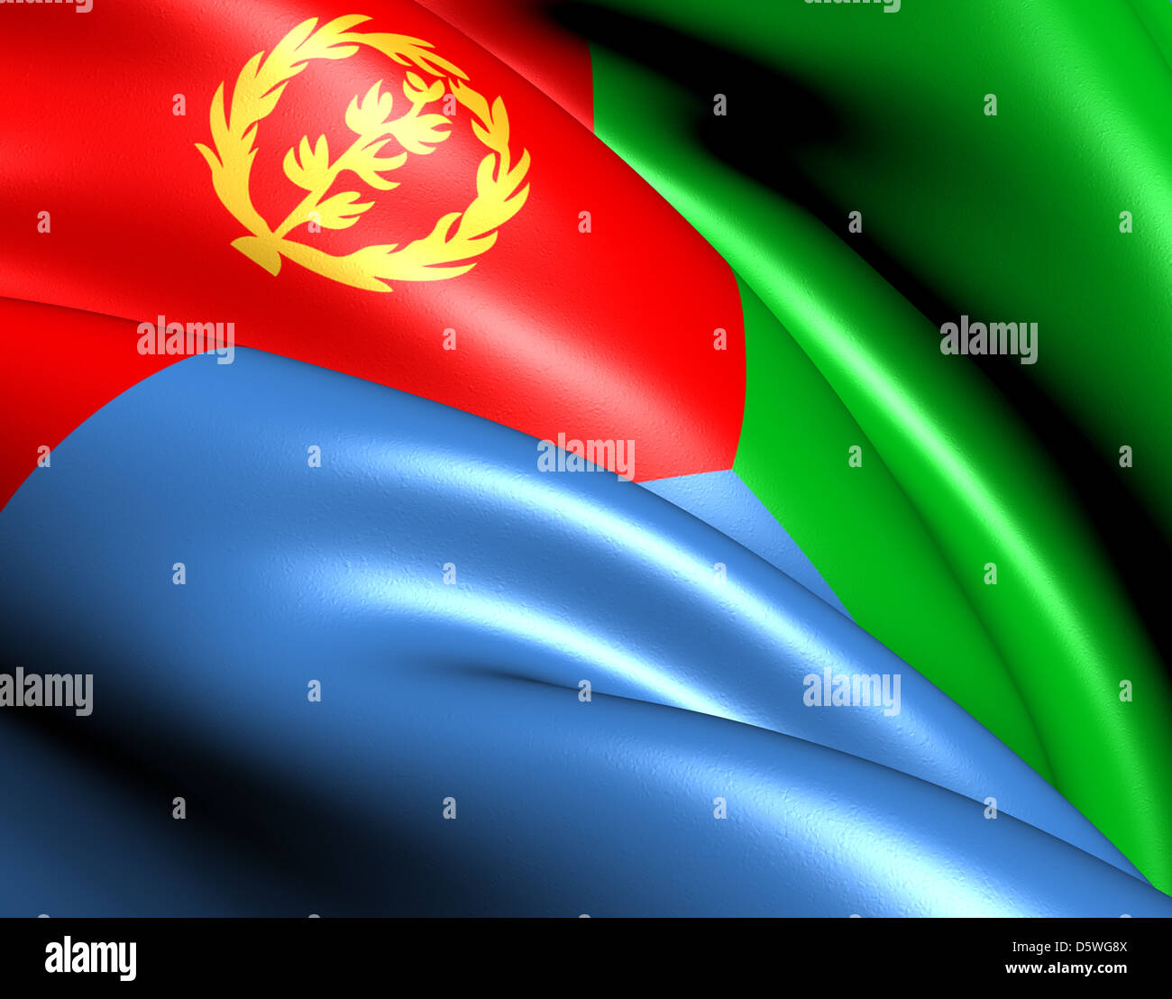 Eritrean flag wave hi-res stock photography and images - Alamy
