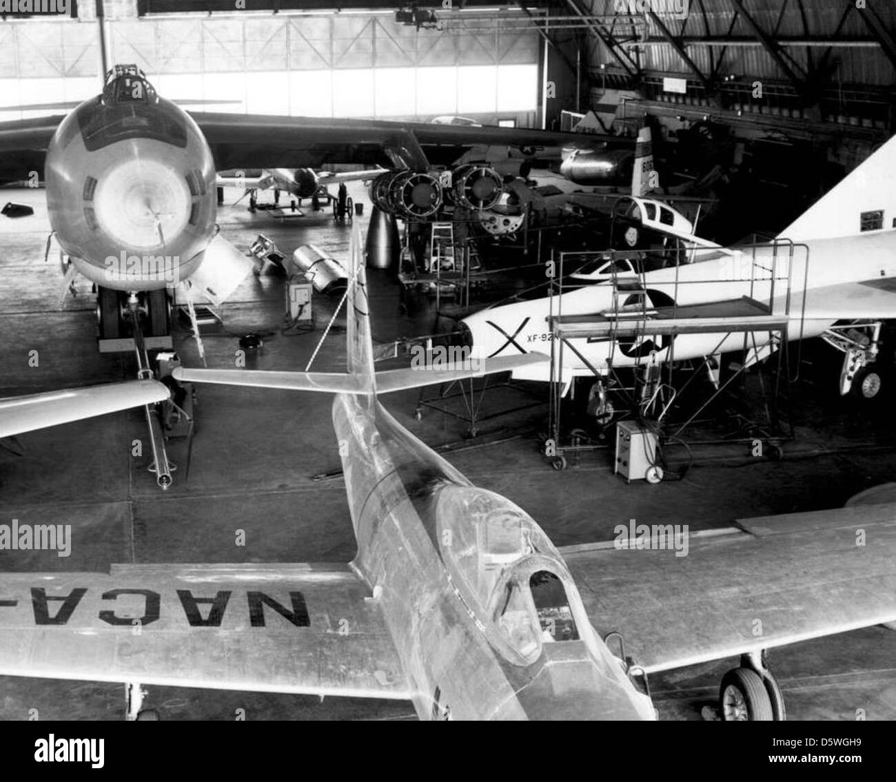 The NACA (National Advisory Committee for Aeronautics) hanger was the ...