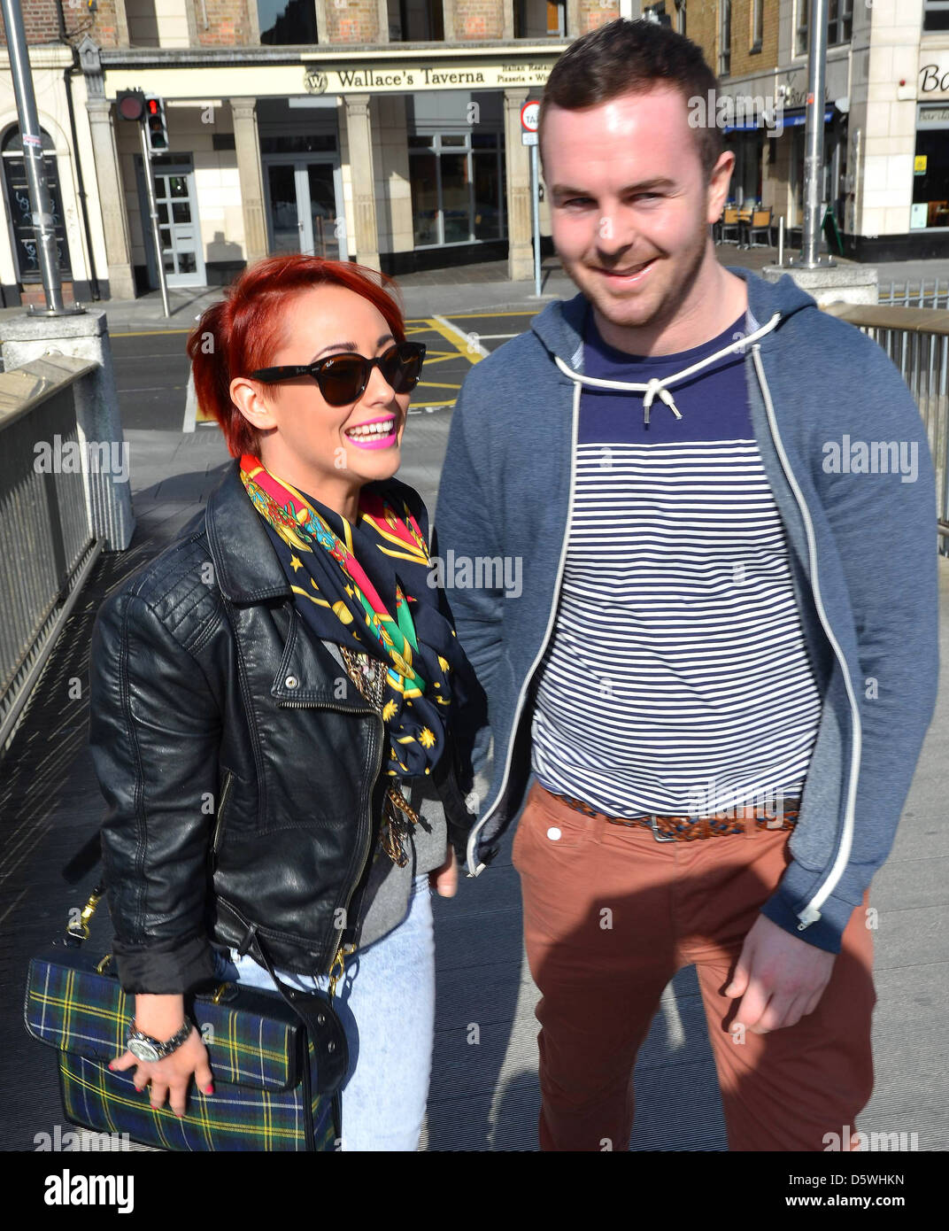 X Factor' Belle Amie band member Rebecca Creighton and boyfriend Glen ...