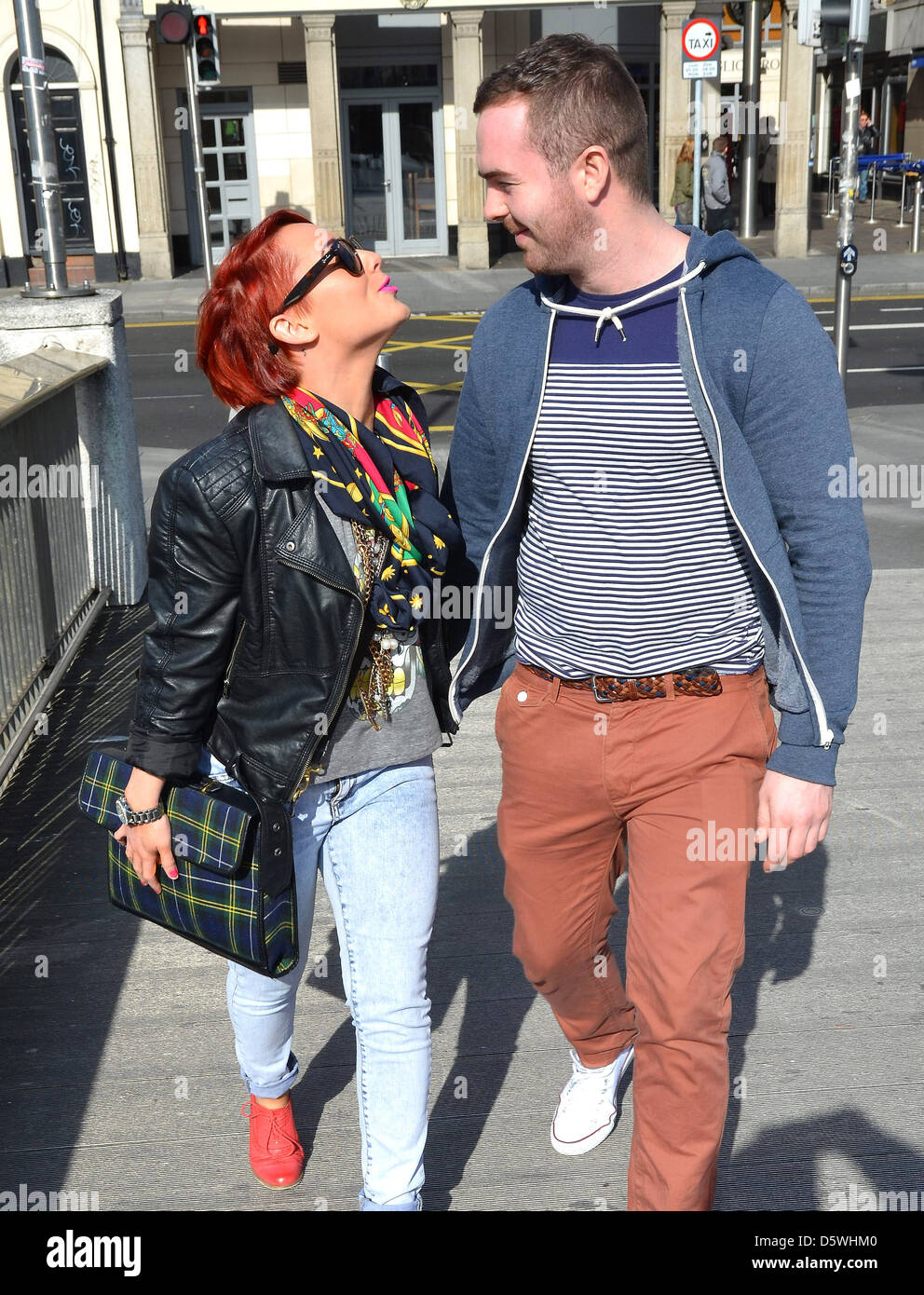 X Factor' Belle Amie band member Rebecca Creighton and boyfriend Glen ...