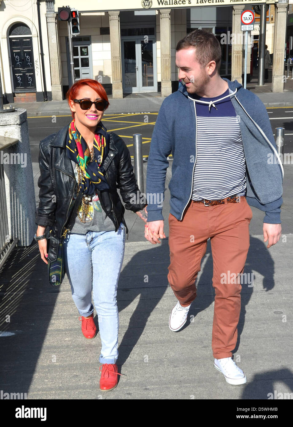 X Factor' Belle Amie band member Rebecca Creighton and boyfriend Glen ...
