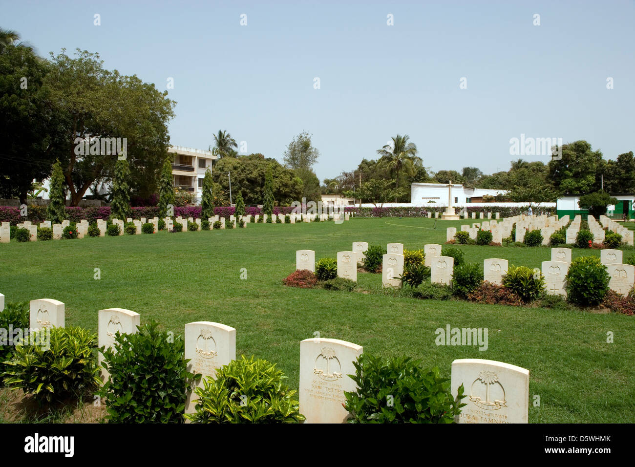 Gambia: Banjul - Commonwealth War Grave Cemetery Stock Photo - Alamy