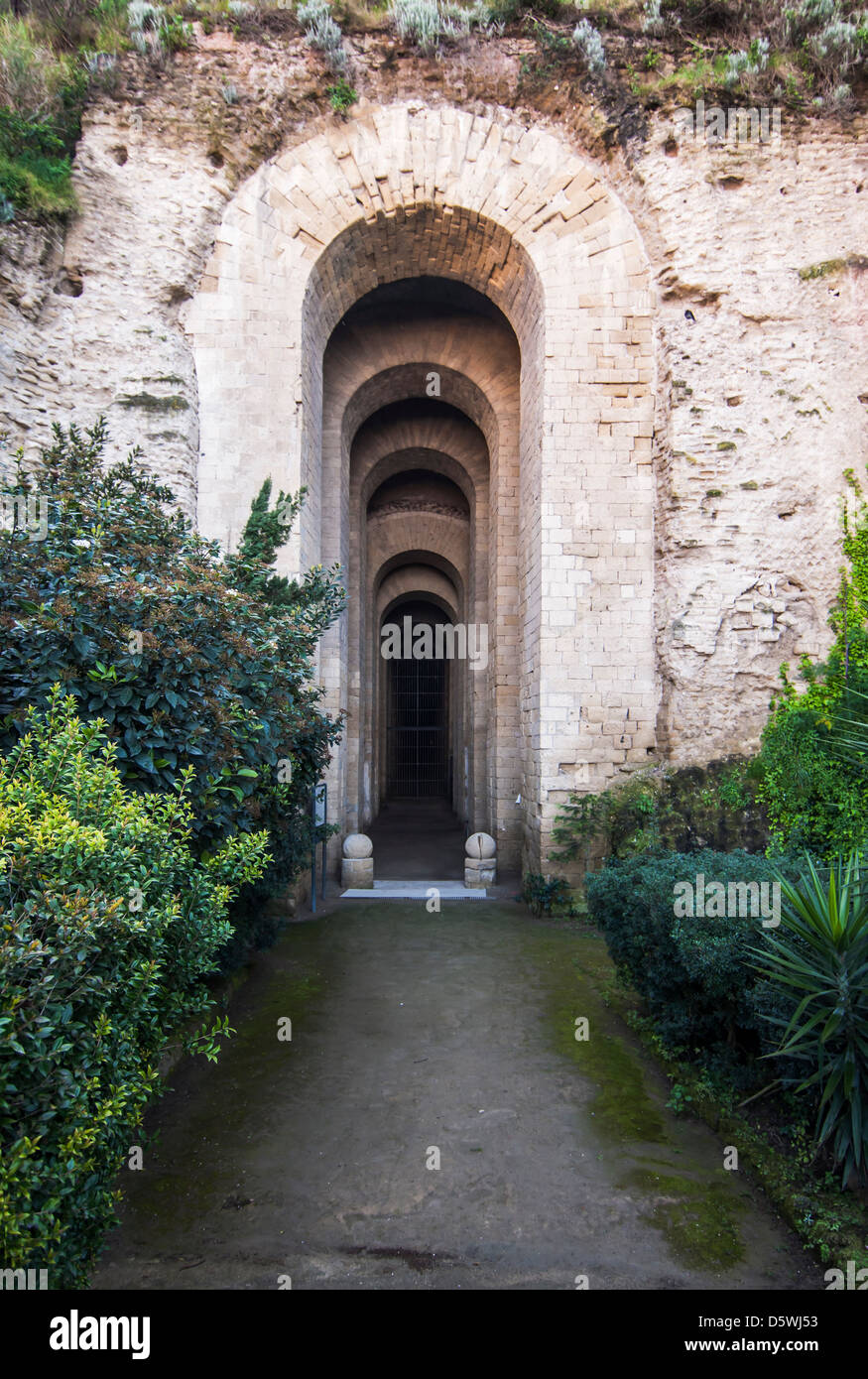 Caves of Grotte di Seiano in Naples, Italy Stock Photo - Alamy
