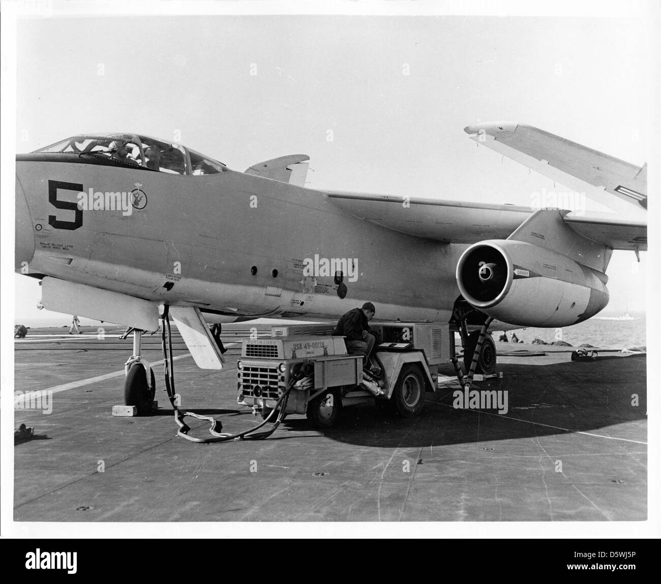 The Douglas A3D-1 Skywarrior, part of the U.S. Navy's Heavy Attack ...