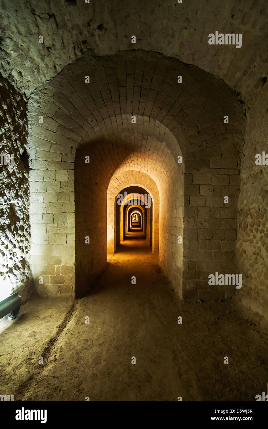 Caves of Grotte di Seiano in Naples, Italy Stock Photo - Alamy