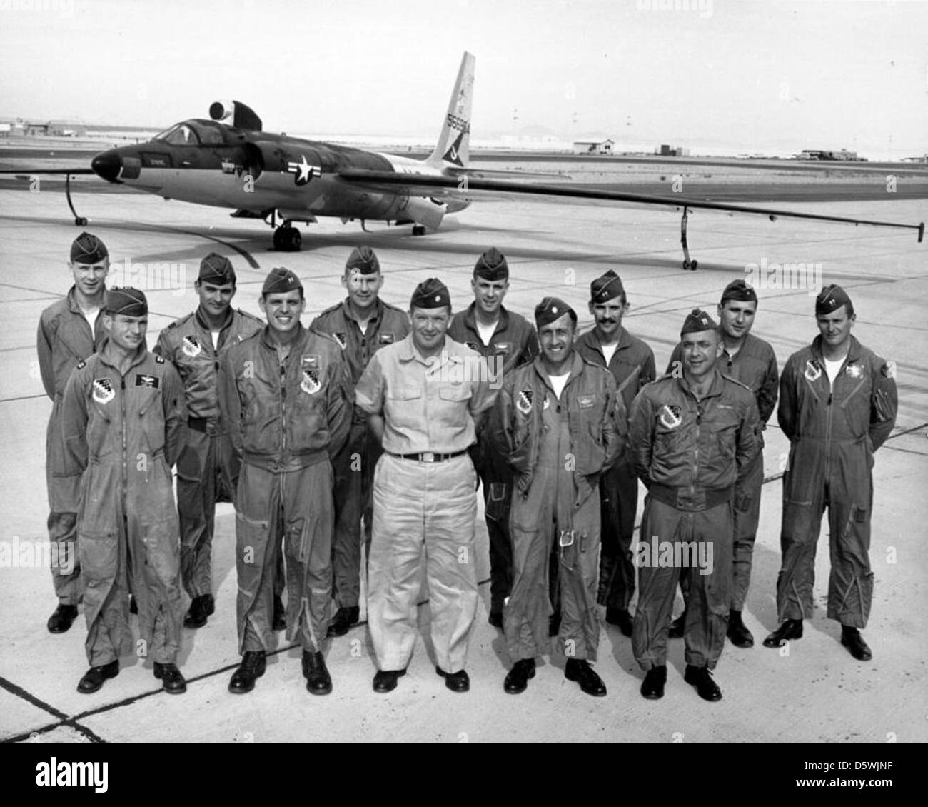 Pilots at Edwards AFB prepare to fly the Lockheed U-2D Dragon Lady, an ...