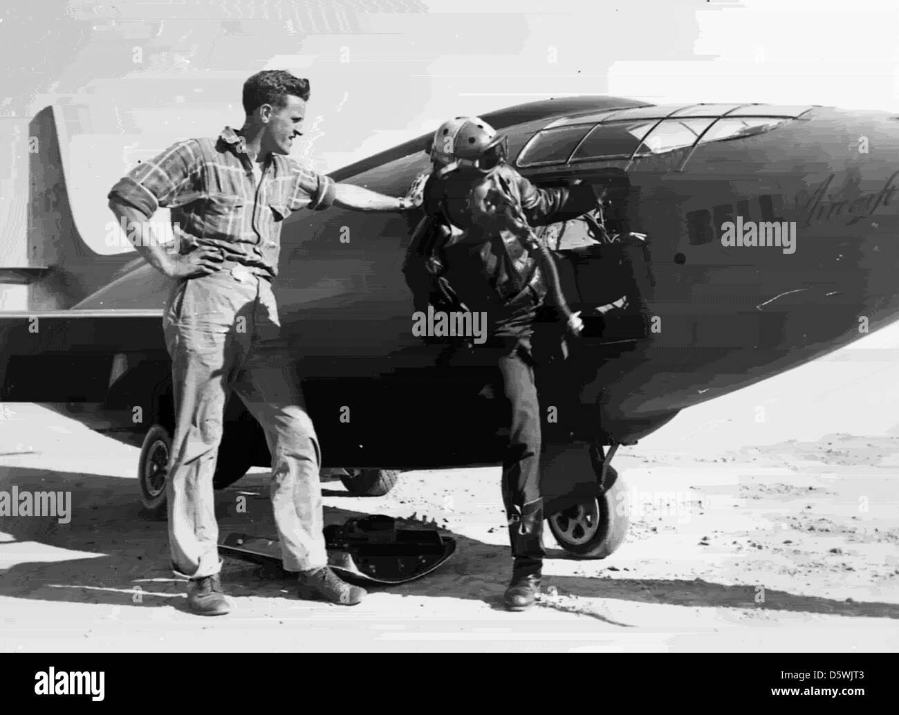 Jack Woolams and the Bell X-1 "Skyrocket", 1949 Stock Photo - Alamy