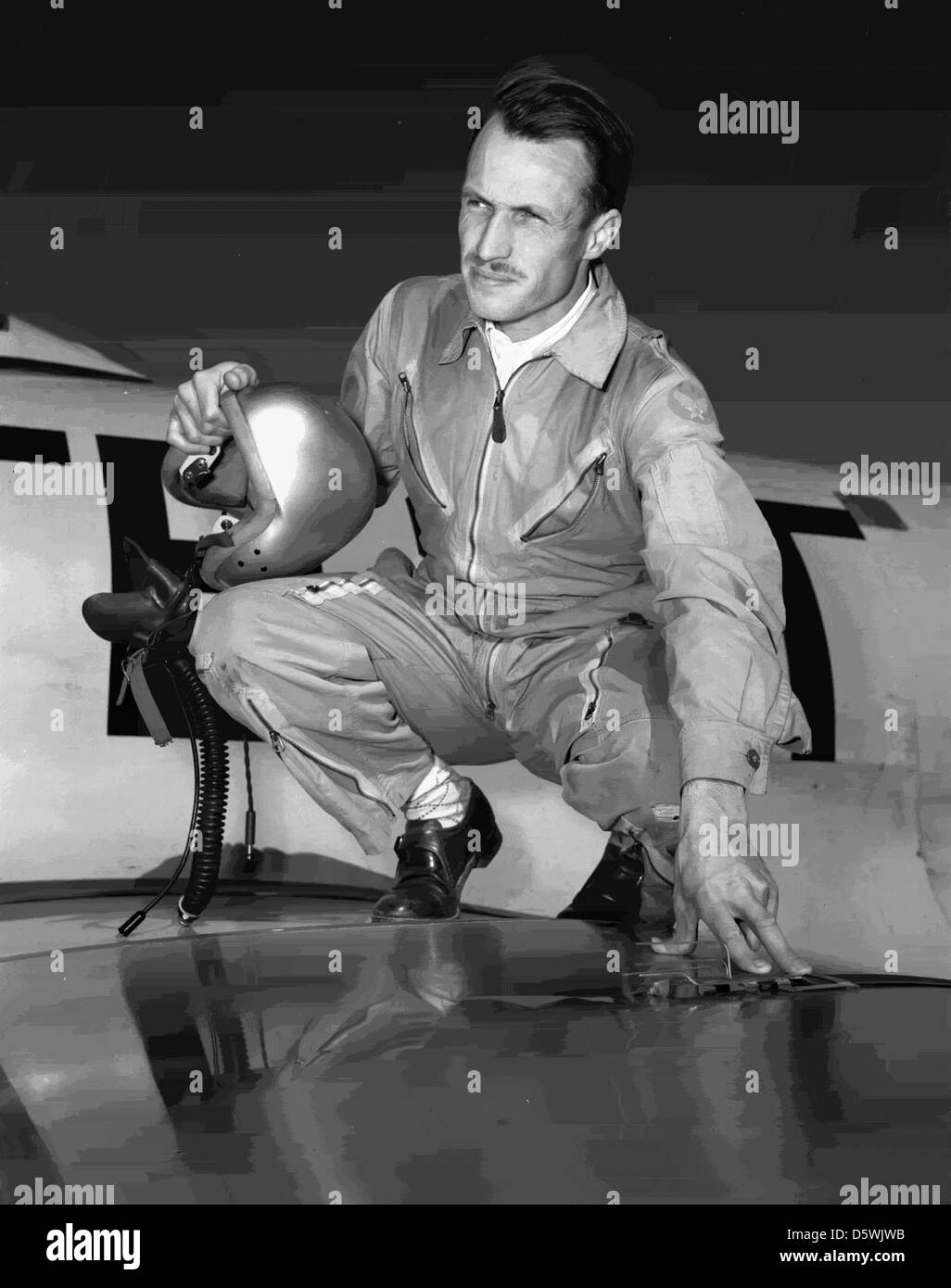 AMES Test Pilot George E. Cooper Stock Photo - Alamy