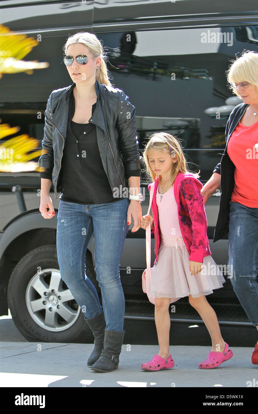 Leni Samuel is seen heading to karate class in Brentwood Los Angeles ...