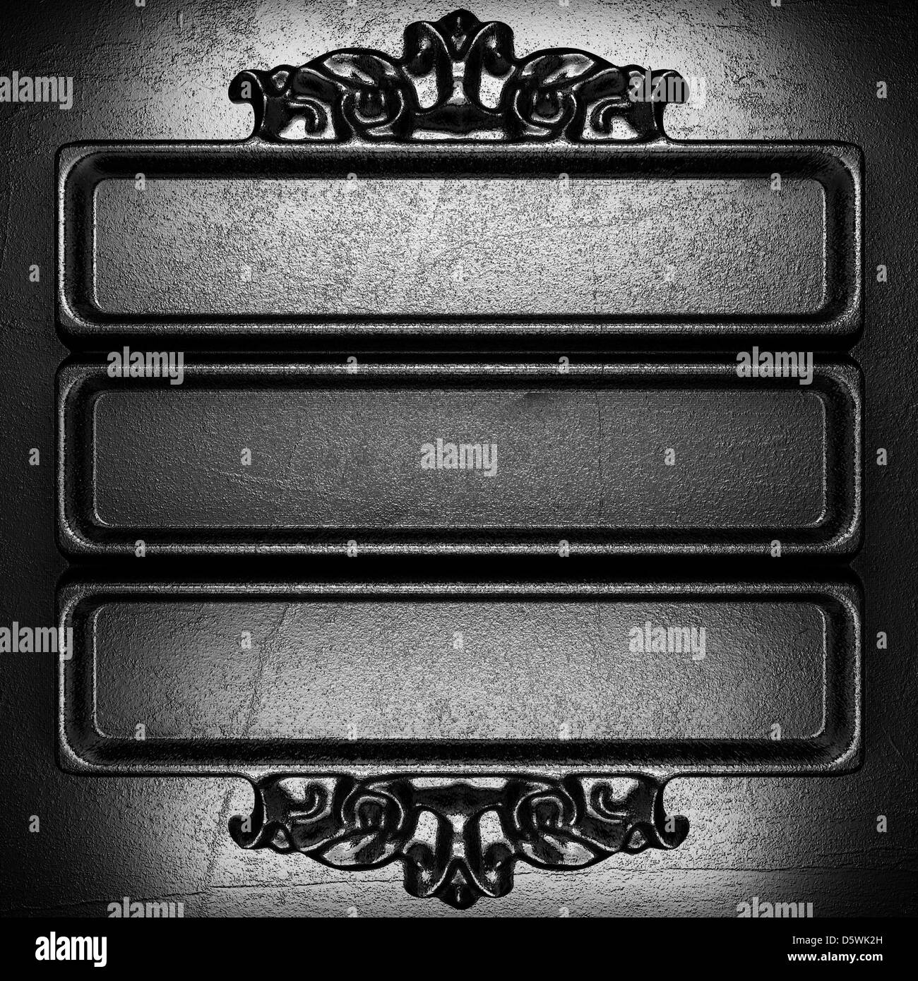 Vintage baroque ornament Black and White Stock Photos & Images - Alamy