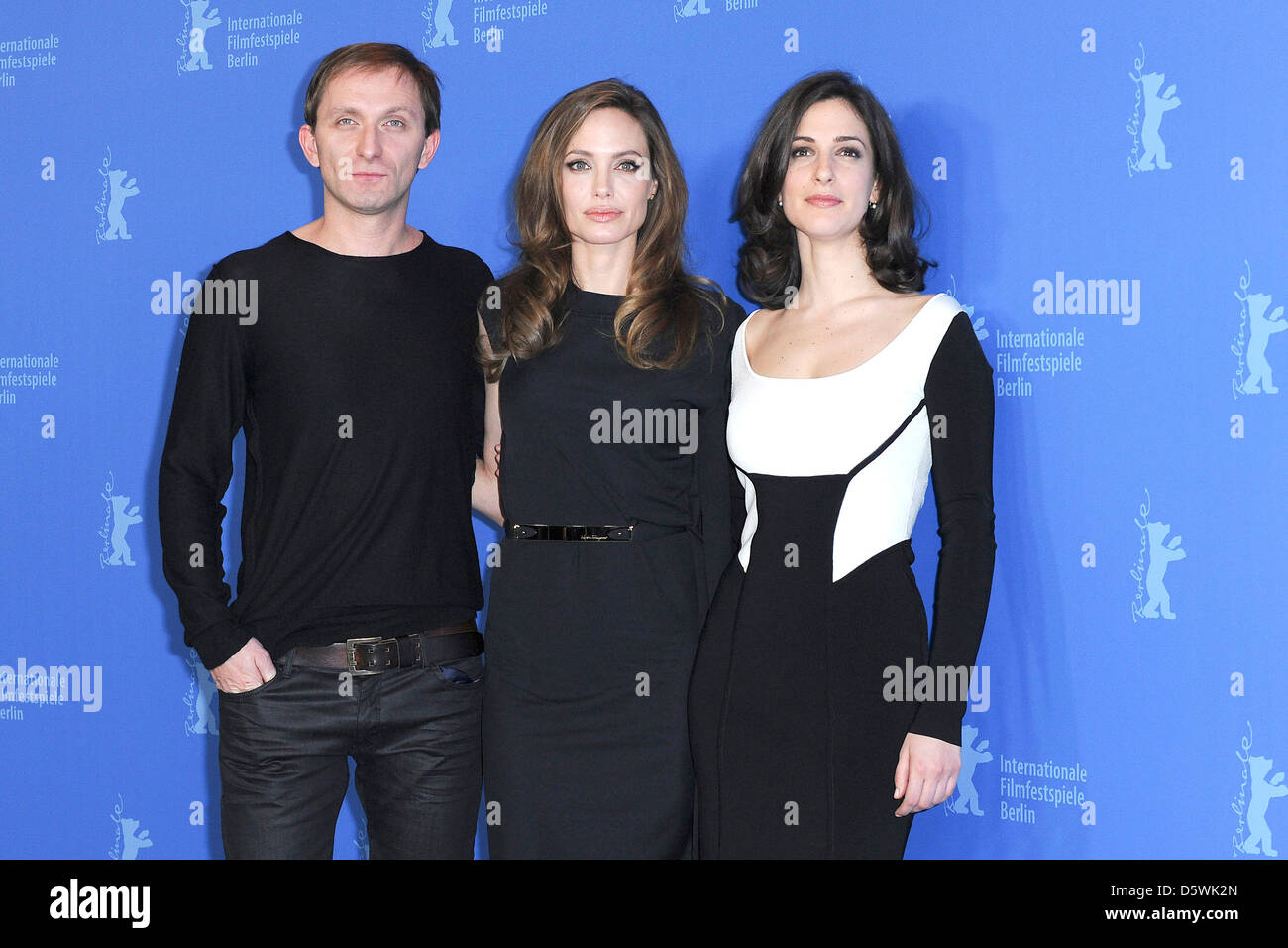 Goran Kostic, Angelina Jolie, Zana Marjanovic at 62nd annual Berlin ...