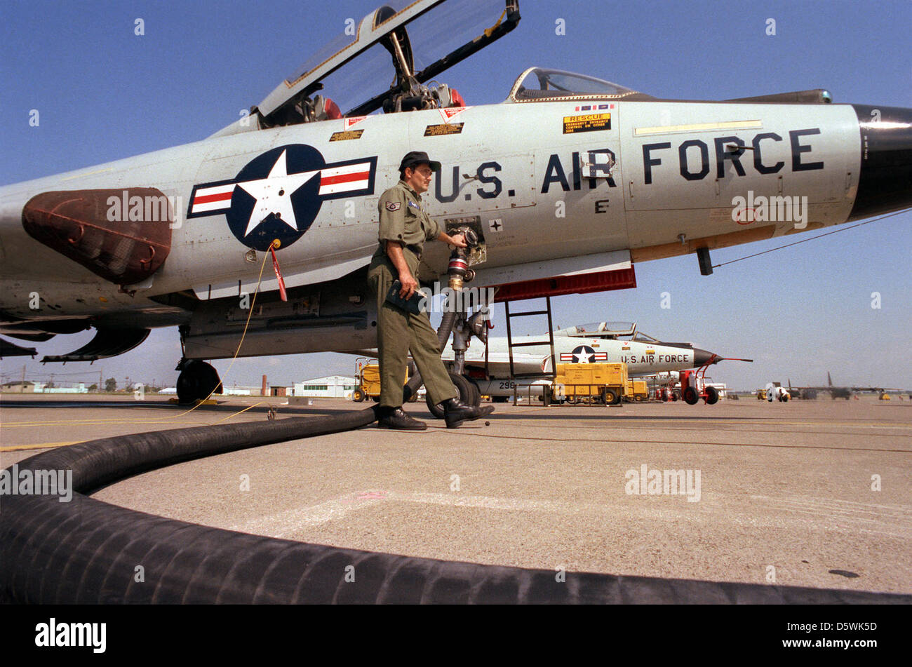 The McDonnell F-101B-105-MC and F-101B-115-MC 'Voodoo' were variants of ...