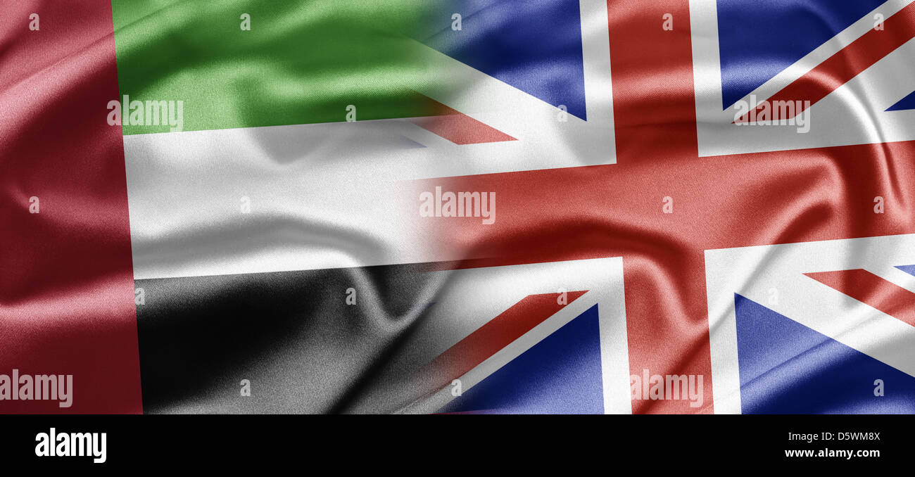 United kingdom united arab emirates flag hi-res stock photography and ...