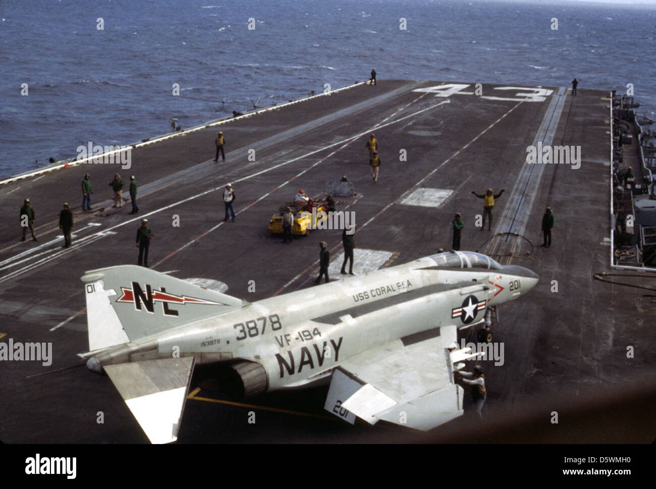 McDonnell F-4J "Phantom II" of FS VF-194 "Red Lightnings" from the USS ...