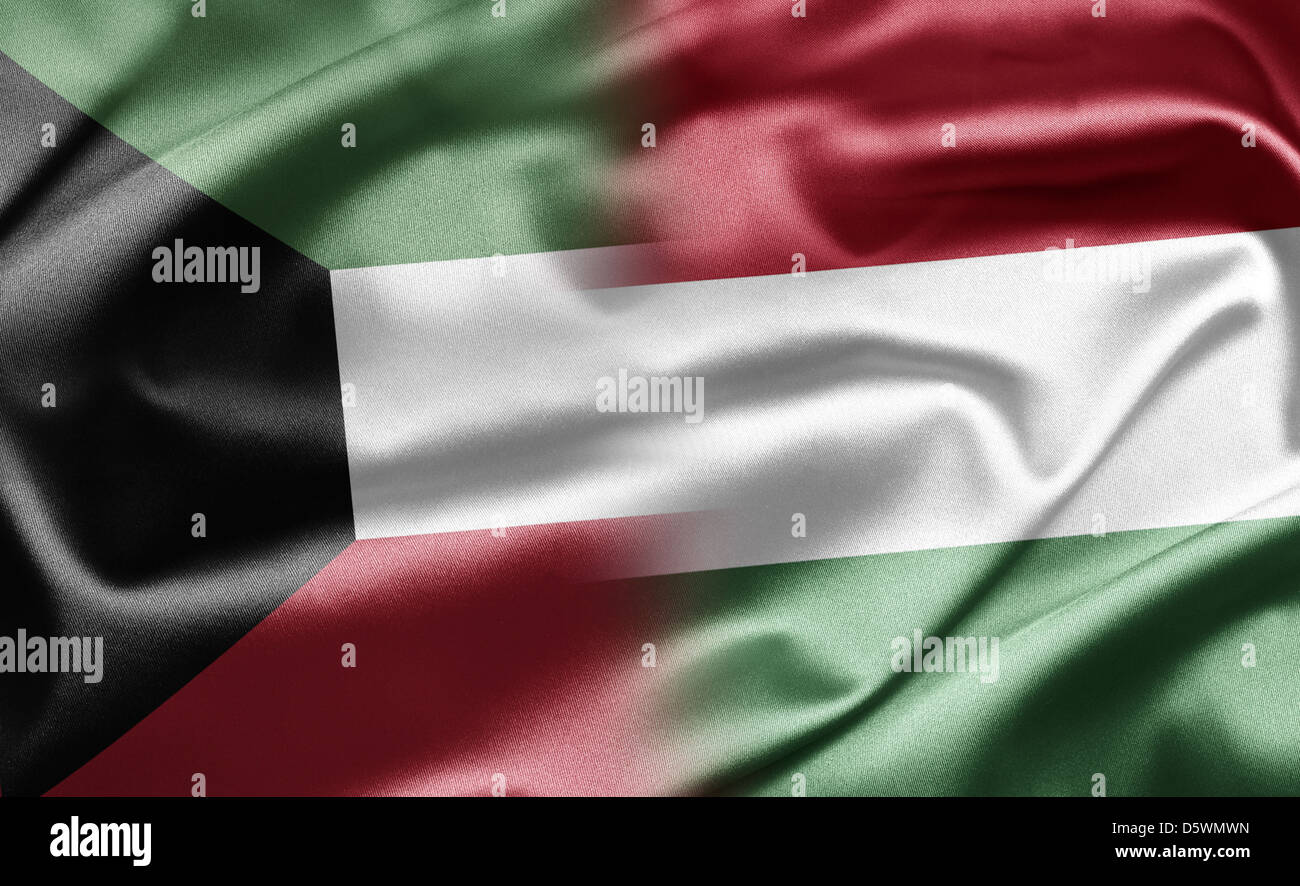 Hungary kuwait flag hi-res stock photography and images - Alamy