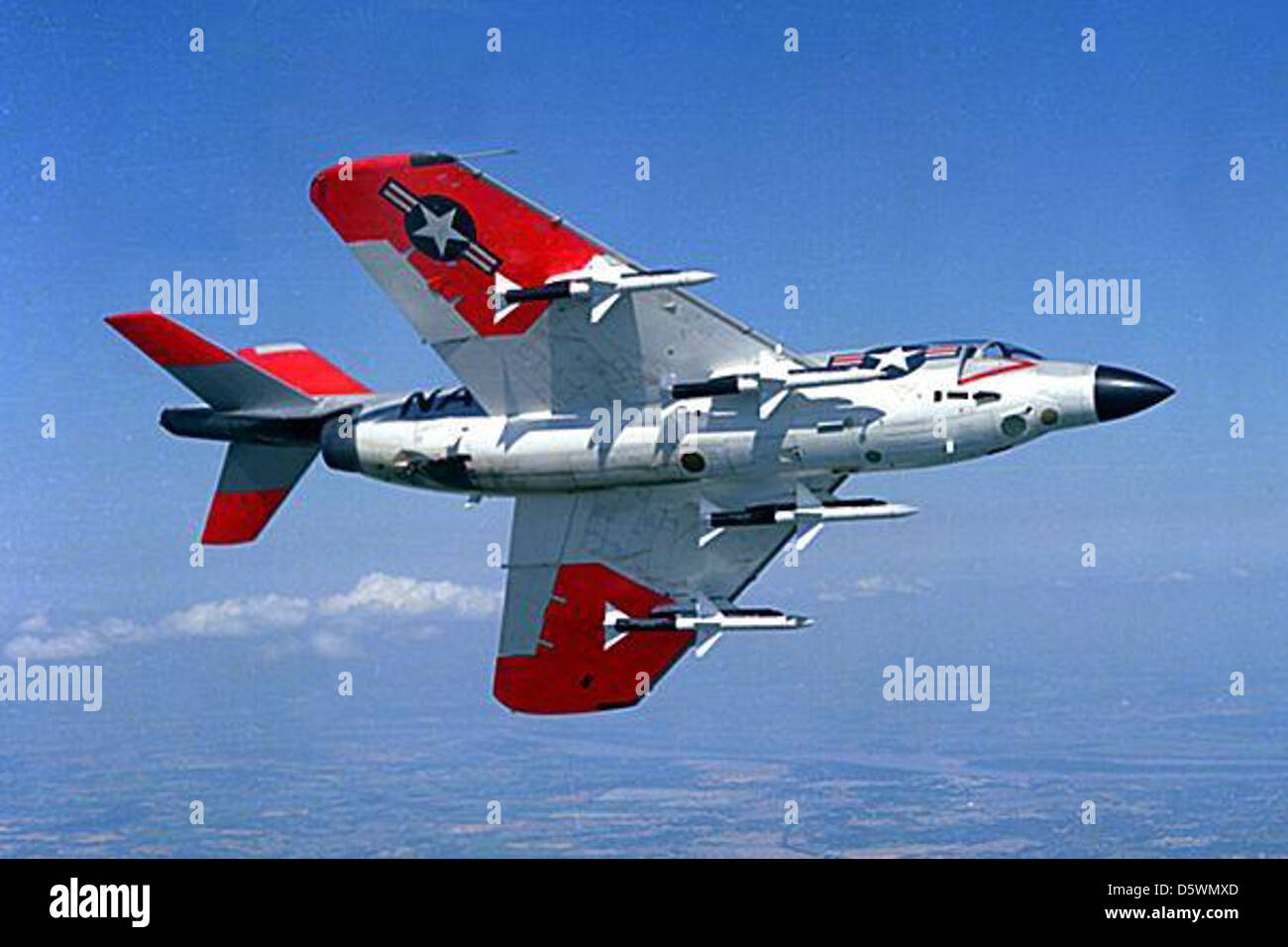 The McDonnell F3H Demon was a carrier-based fighter aircraft used by ...