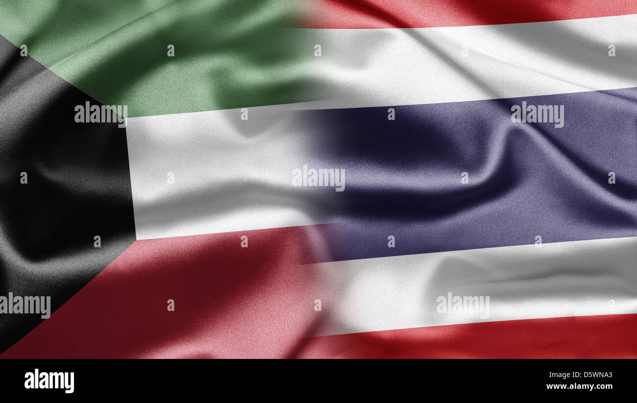 Kuwait thailand flag hi-res stock photography and images - Alamy