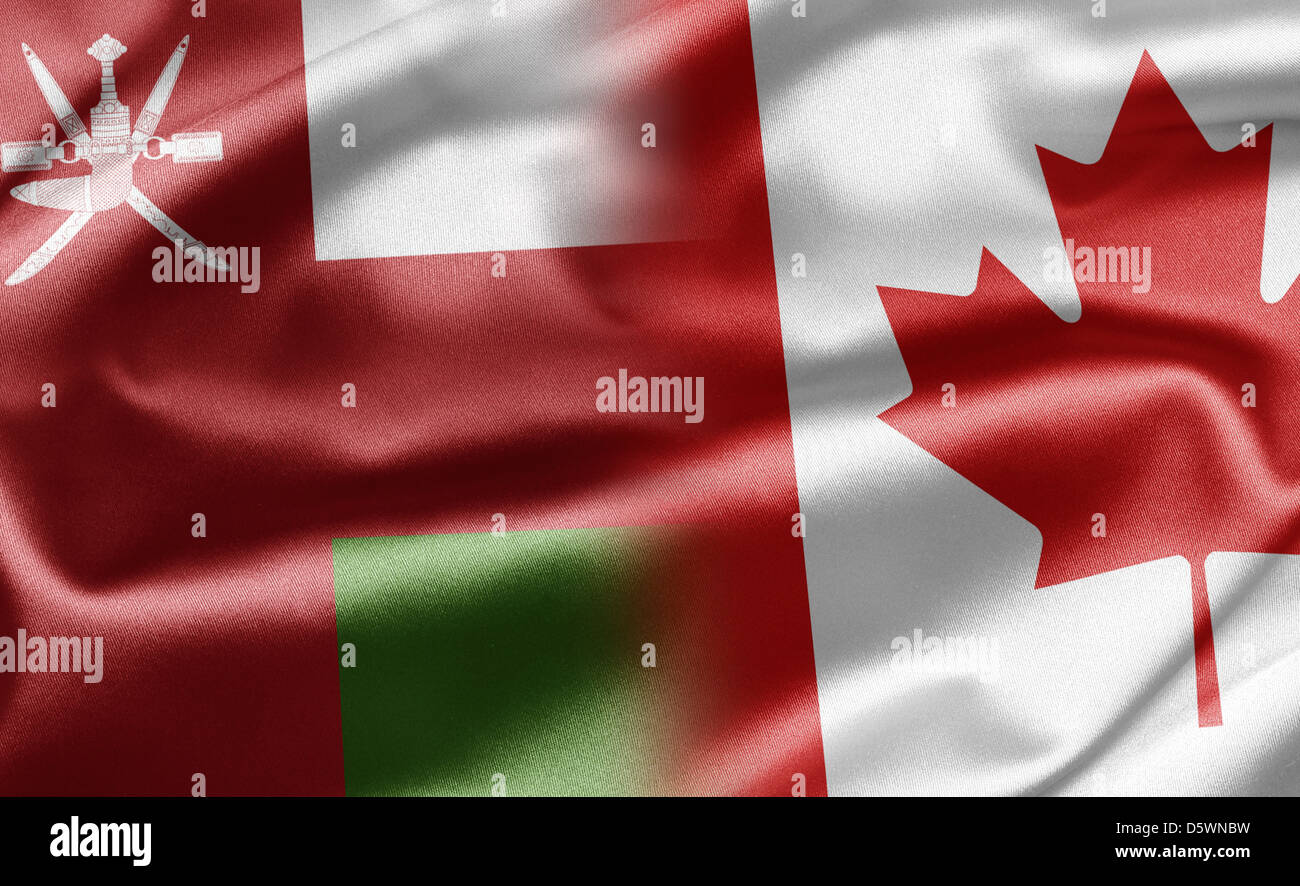 Oman canada flag hi-res stock photography and images - Alamy