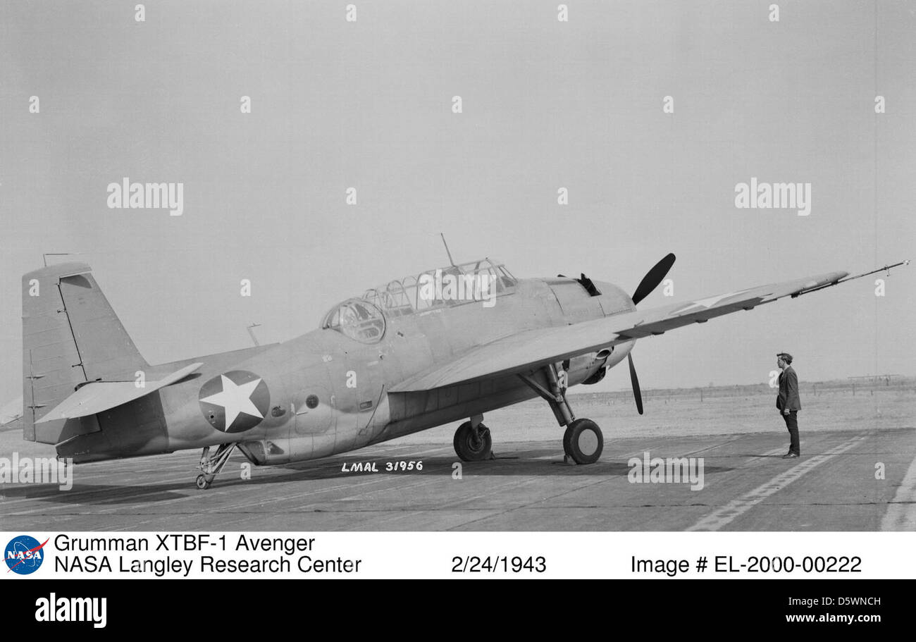 The Grumman XTBF-1 Avenger was a prototype torpedo bomber developed for ...