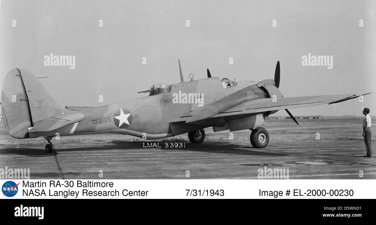 The Martin RA-30 Baltimore was a U.S. Navy reconnaissance aircraft used ...