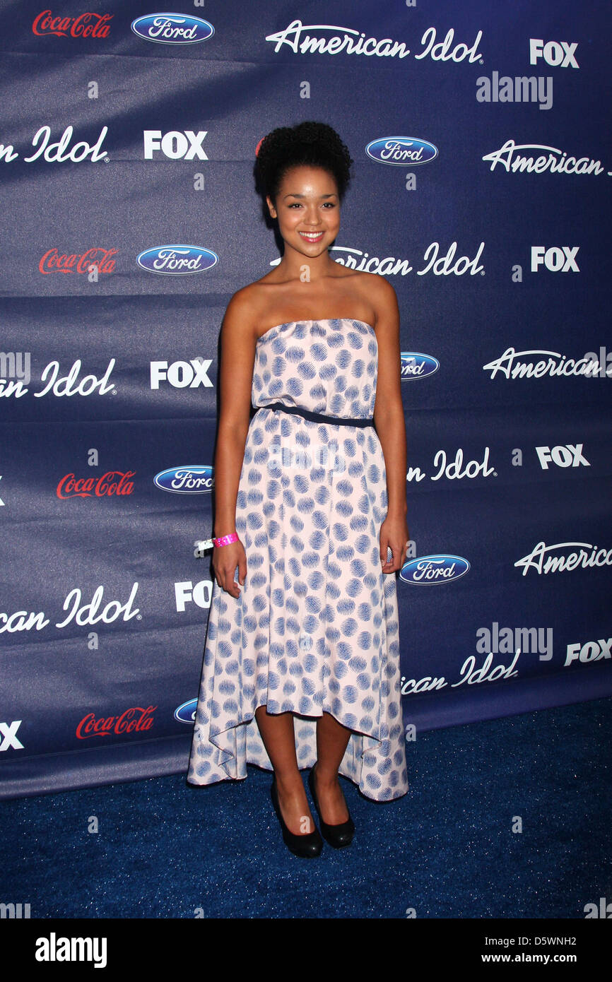Aisha Dee The American Idol Season 11 Top 13 Party held the The Grove ...
