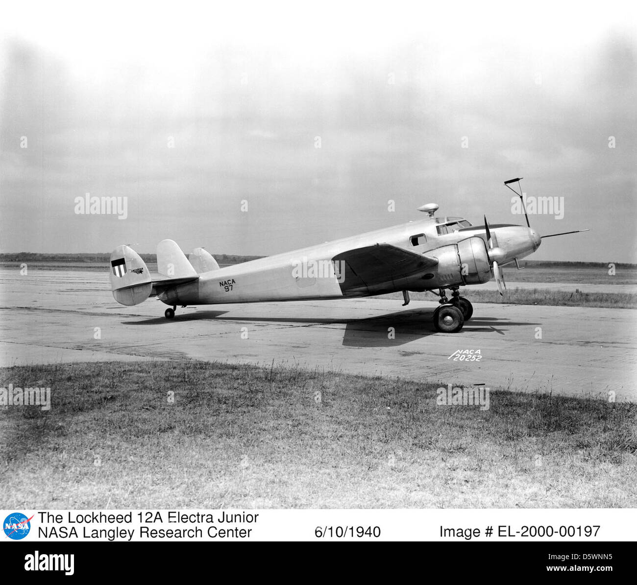 Lockheed 12A "Electra Junior Stock Photo - Alamy