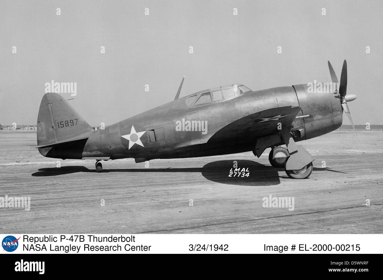 The Republic P-47B Thunderbolt was a single-engine fighter aircraft used by the U.S. Army Air ...