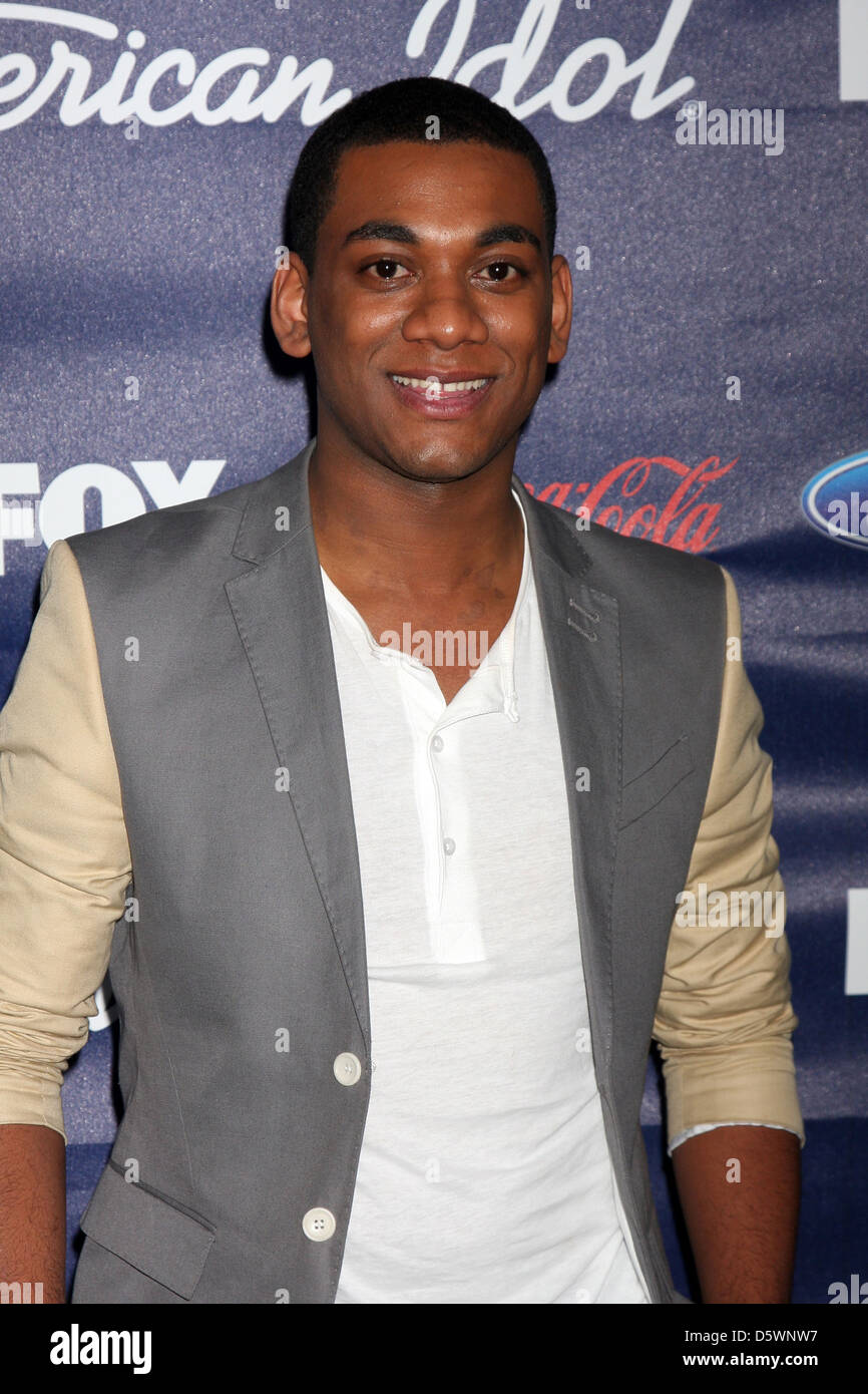 Joshua Ledet The American Idol Season 11 Top 13 Party held at the The ...